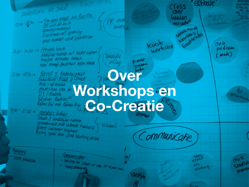 Workshops en co-creatie - Studiomeiboom